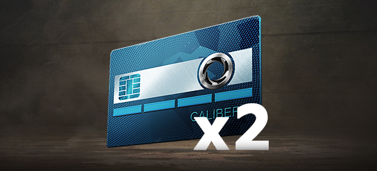 November 17th to 24th: double credits in all modes | News | Caliber is ...